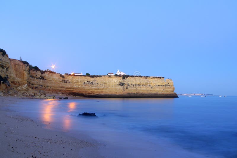 Senhora da Rocha stock photo. Image of carvoeiro, alporchinhos - 24933500