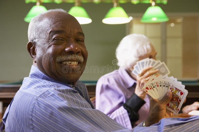 Senior Adults Playing Bridge Stock Photo - Image of happy, people: 9003842