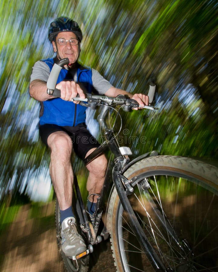 Senior biking stock photo. Image of sport, outdoor, motion - 16516090