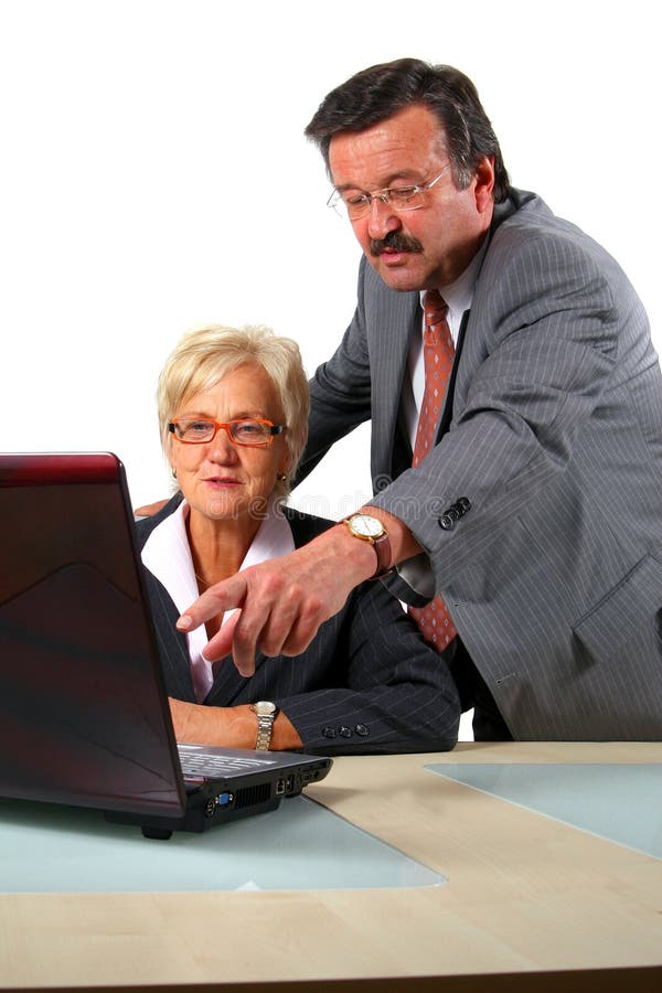Senior Business Man is Explaining Stock Photo - Image of businessman ...