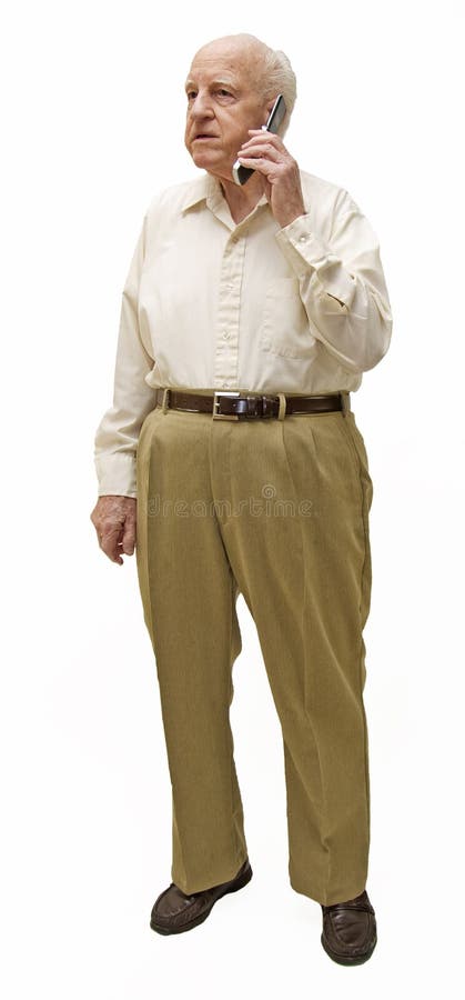 Senior man standing-up stock photo. Image of grandfather - 6243588