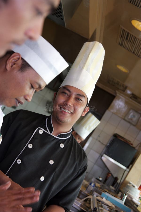 Senior chef stock image. Image of service, employee, happy - 5369361