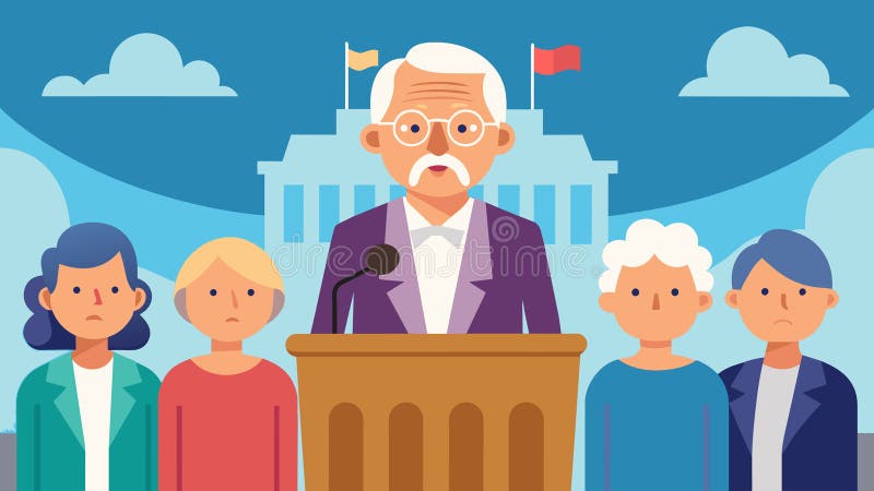 A Senior Citizen Addressing a Panel of Lawmakers Sharing Their Personal ...