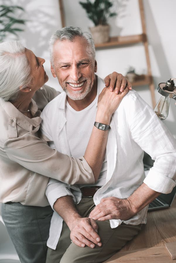 Senior Colleagues at Modern Office Stock Image - Image of businessman ...