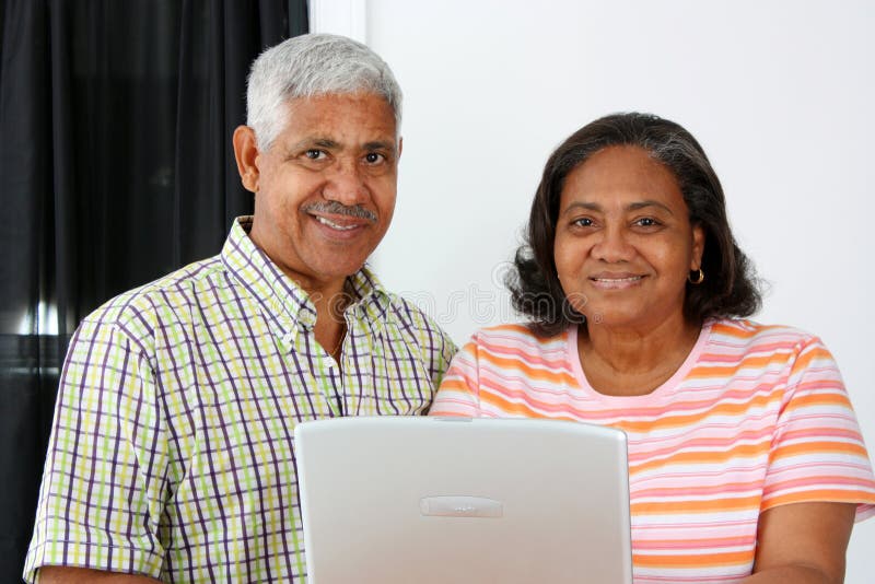 Senior Learning Computer stock photo. Image of computer - 963268