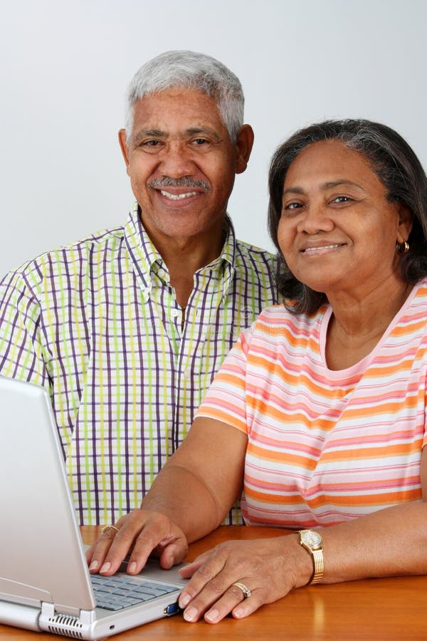 Senior Learning Computer stock photo. Image of computer - 963268