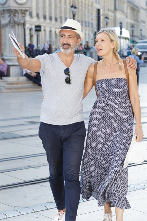 Senior Couple Enjoying City Break Stock Image - Image of husband, older ...