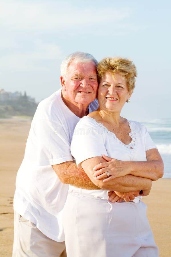 Old couple beach stock image. Image of beautiful, husband - 14022569
