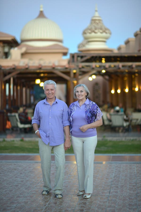Couple at a resort stock photo. Image of building, pretty - 7912142