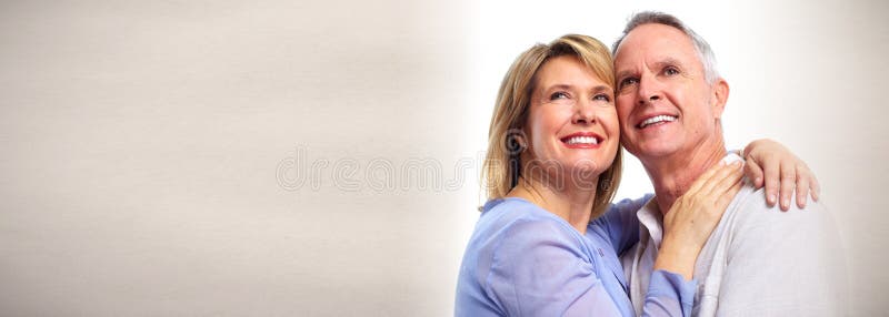 Senior couple smiling. stock image. Image of love, people - 88011727