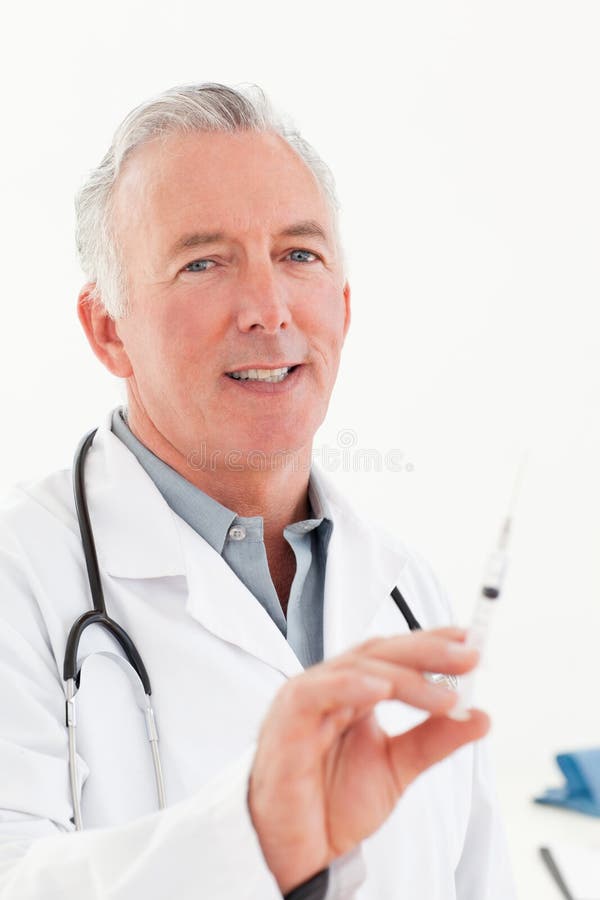 Senior Medical - Doc & Patient Stock Image - Image of labcoat ...