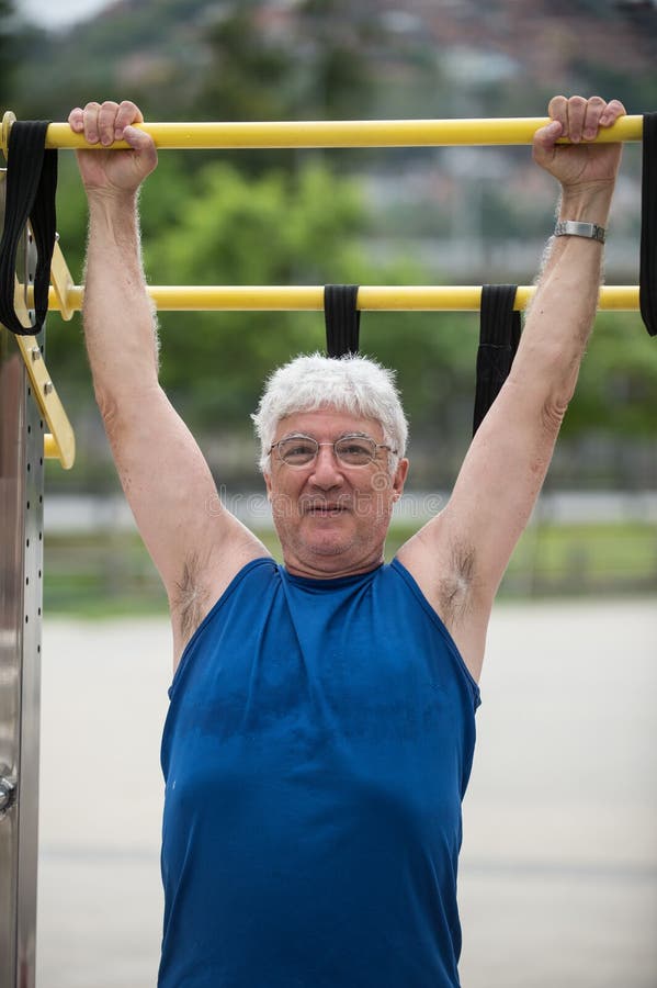 Senior Doing Physical Activity Stock Photo - Image of adult, lifestyle ...