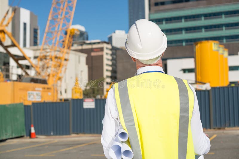 108 Construction Worker Boss Back View Stock Photos - Free & Royalty ...