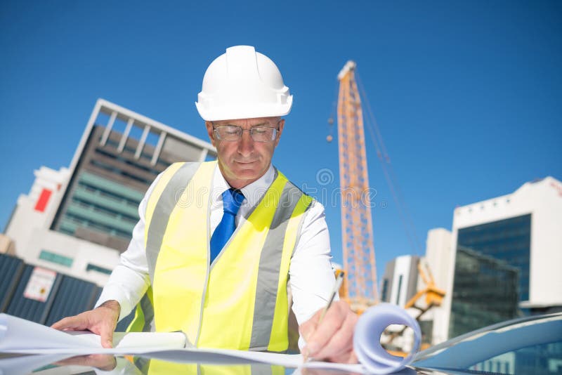 Senior engineer stock image. Image of building, glasses - 61191739