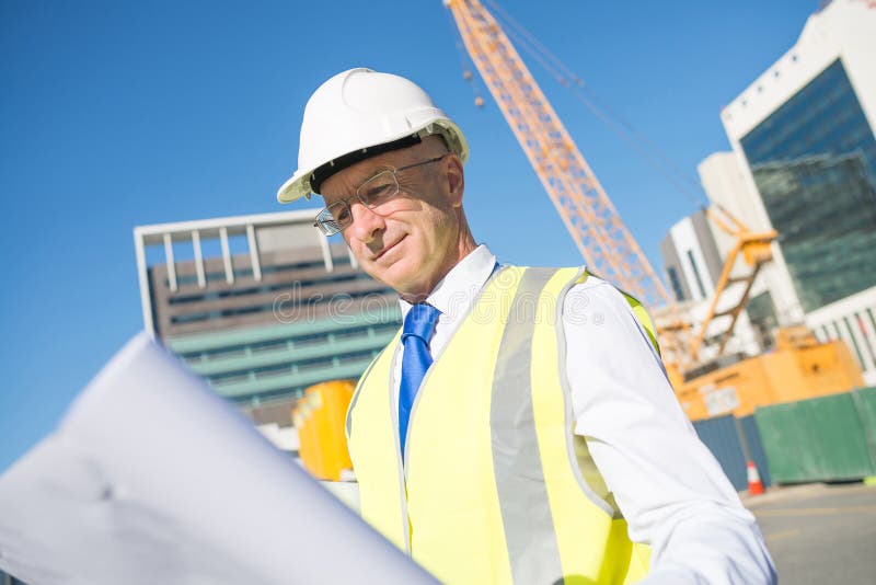 Senior engineer stock photo. Image of build, building - 60964242