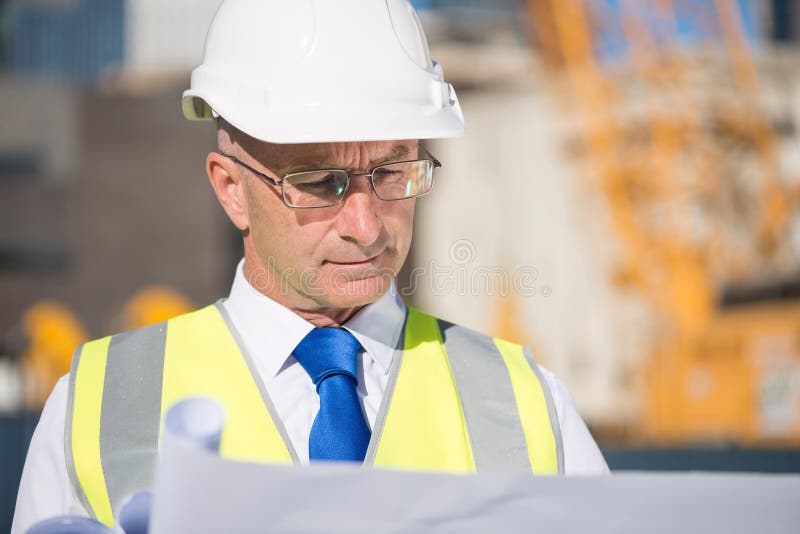 Senior engineer stock photo. Image of hardhat, engineer - 63671726