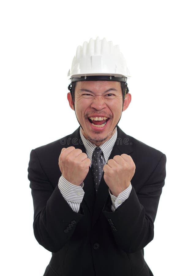 Senior engineer smile stock image. Image of male, sitting - 30835807