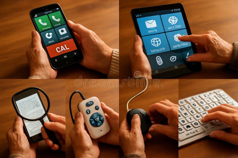 Senior-Friendly Technology with Large-Button Devices and Accessible ...