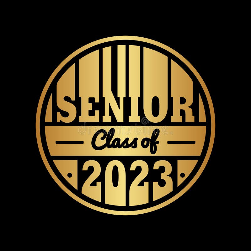 Senior Class of 2023. Vector Design Template. Vector and Illustration ...