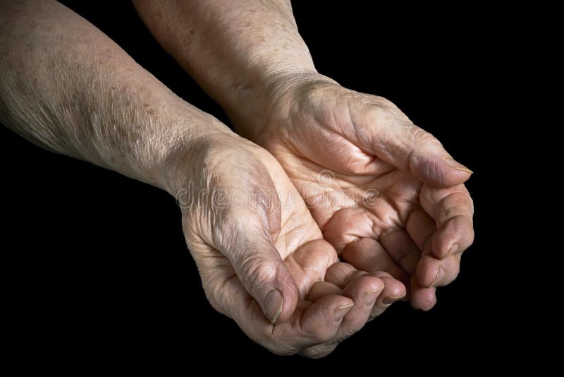 Senior hands stock image. Image of skin, family, peace - 69530253