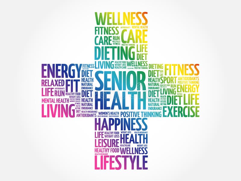 Health Care Word Cloud Cross Stock Illustrations – 348 Health Care Word ...