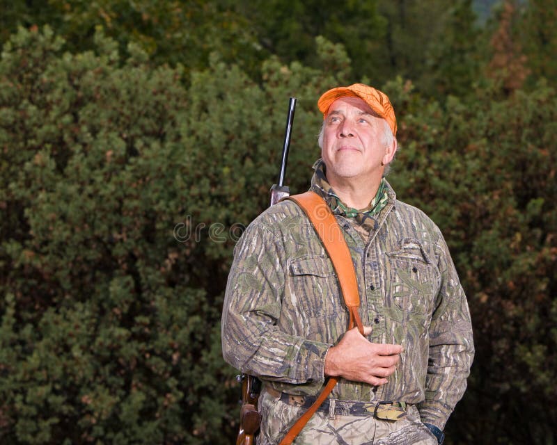 Senior Hunter stock photo. Image of mature, hunter, adult - 17422796