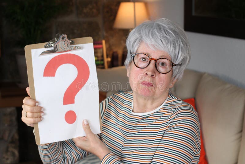 Old Lady Question Mark Stock Photos - Free & Royalty-Free Stock Photos ...