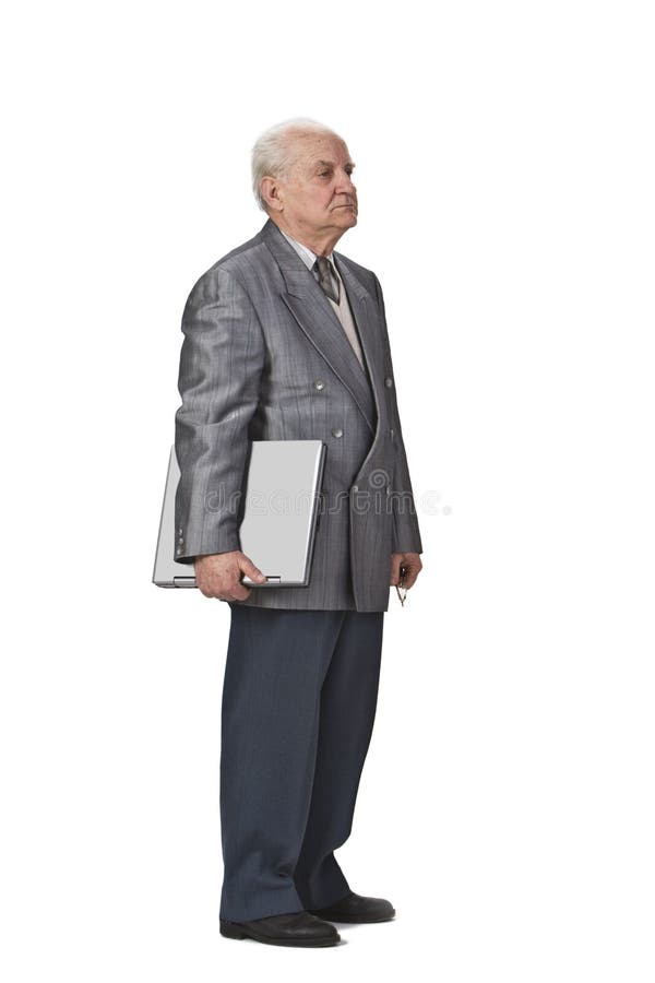 Senior man standing-up stock photo. Image of grandfather - 6243588