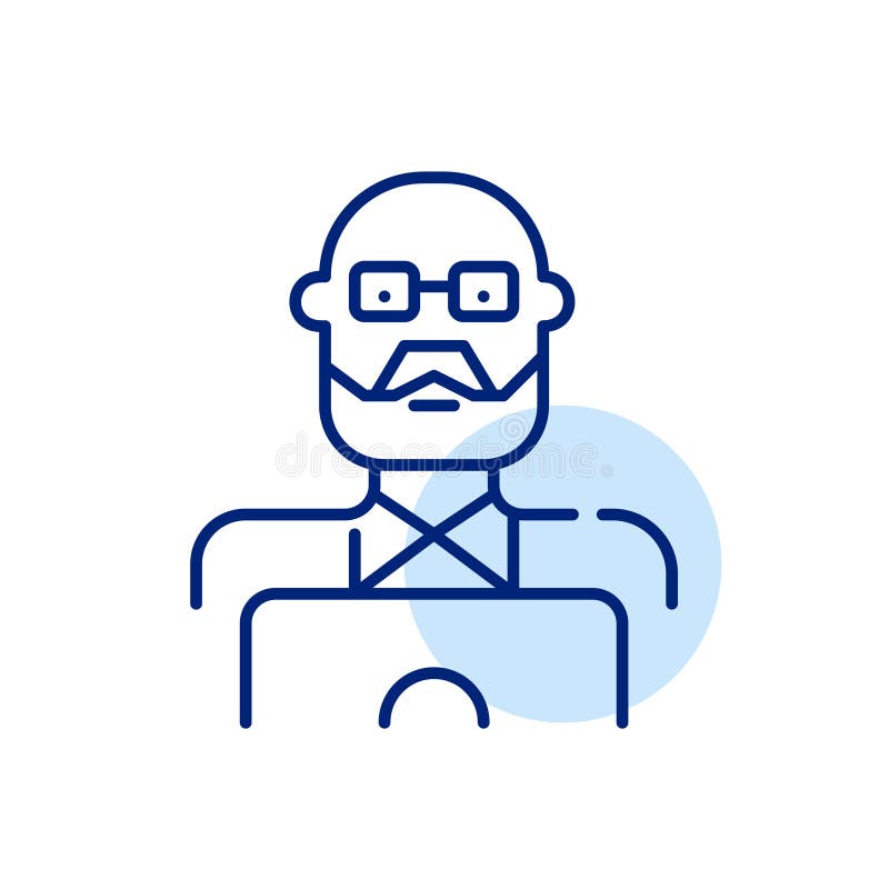 Man Using Computer Icon Stock Illustrations – 9,729 Man Using Computer ...