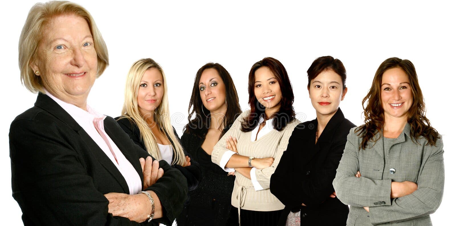Diverse Female Business Team Stock Image - Image of coach, female: 2557425