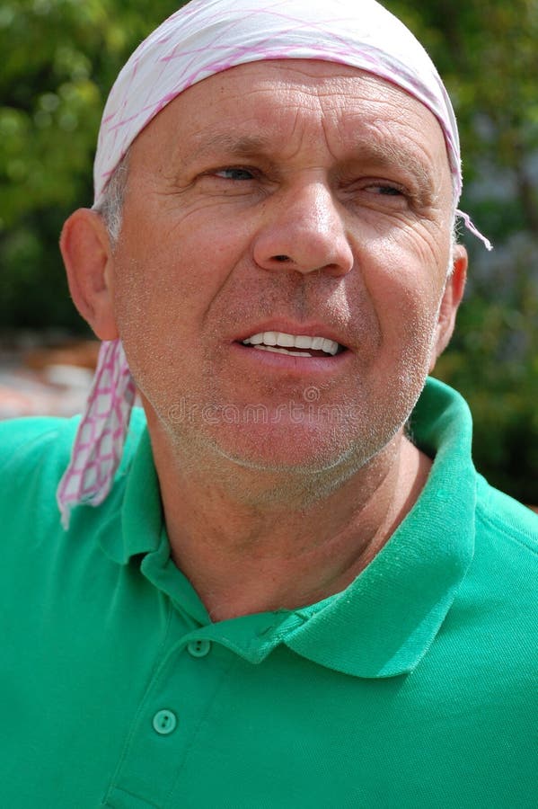 Senior makes mad face stock photo. Image of face, aged - 5141166