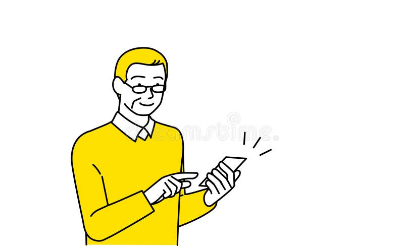 Senior Citizen Line Drawing Stock Illustrations – 42 Senior Citizen ...