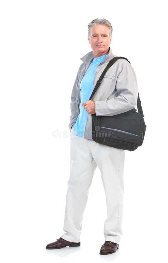 Senior man standing-up stock photo. Image of grandfather - 6243588