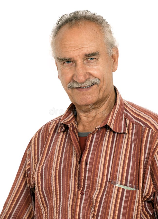Senior Man stock image. Image of senior, mature, isolated - 21690075