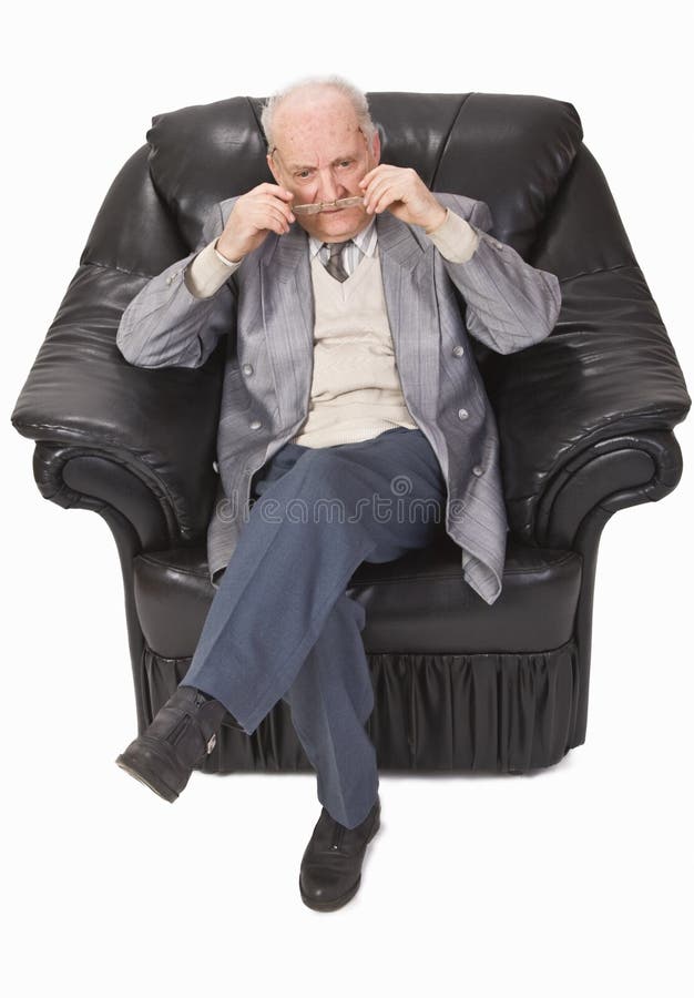 Senior man standing-up stock photo. Image of grandfather - 6243588