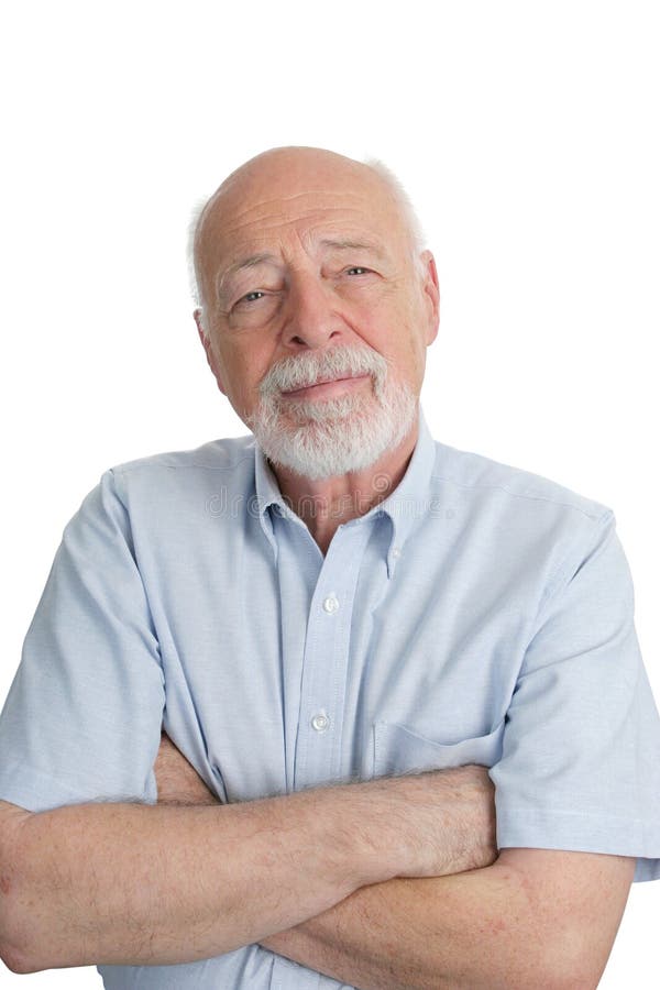 2+ Senior man his arms crossed Free Stock Photos - StockFreeImages