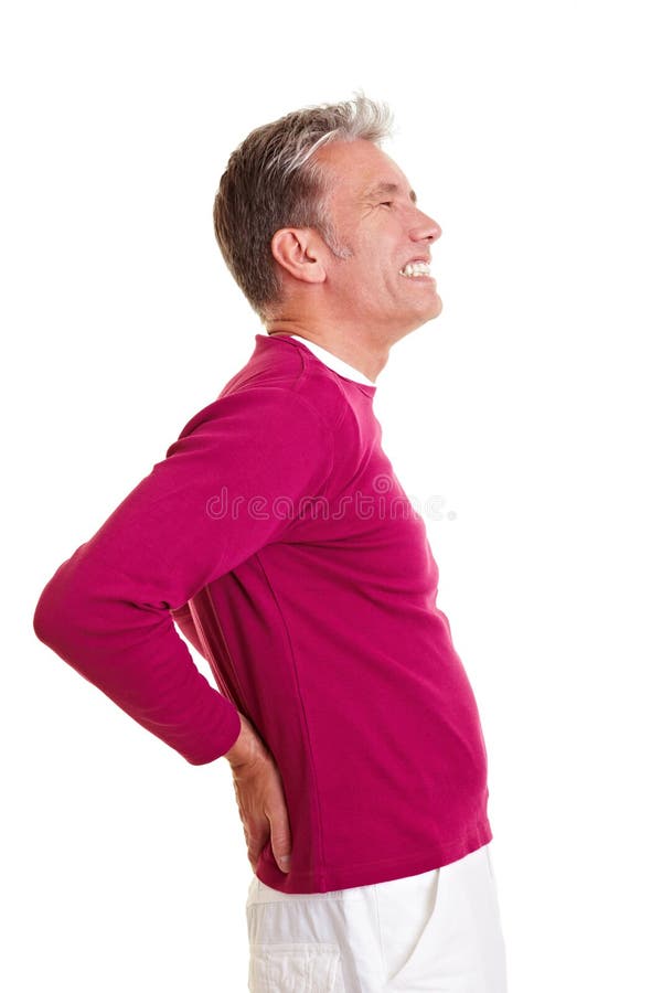 Man with Back Pain stock photo. Image of sickness, illness - 7772262
