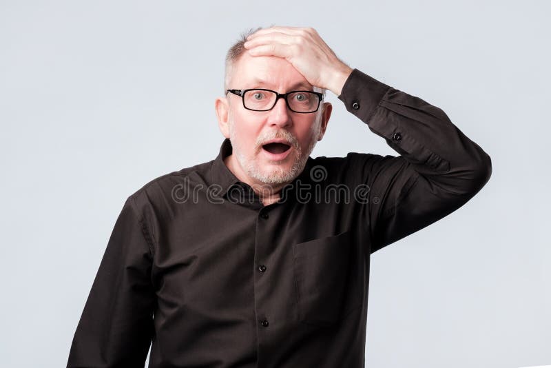 A Man Remembering Something Stock Photo - Image of white, graceful ...