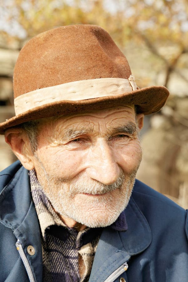 Senior man in hat stock photo. Image of adult, casual - 27177802