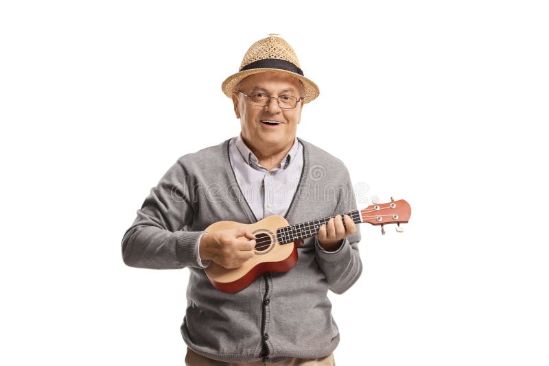 Full Length Portrait of a Senior Gentleman Walking with Cane and Stock ...