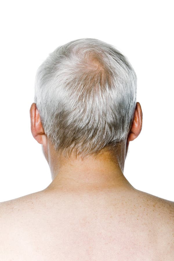 Senior Man Portrait Rear View Stock Photo - Image of back, portrait ...