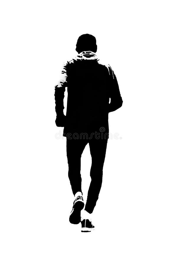 Senior Man Running Back View Stock Photo - Image of active, view: 252170808