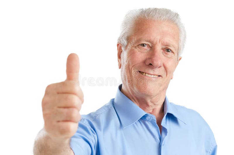 Happy old man stock image. Image of joyful, satisfaction - 29232681