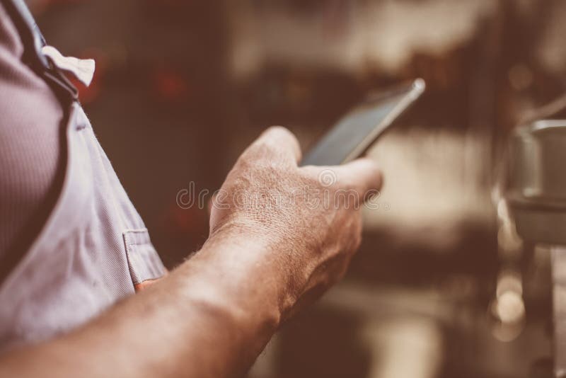 Senior man in workshop. stock photo. Image of craftsmanship - 100195190