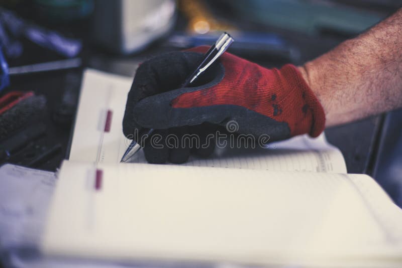 Senior man in workshop. stock photo. Image of body, adult - 99817060