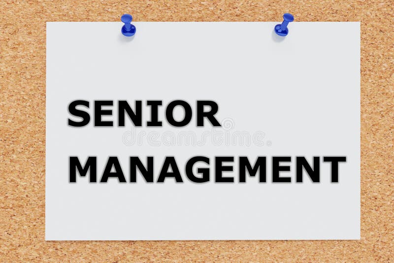 Senior Management concept stock illustration. Illustration of financial ...