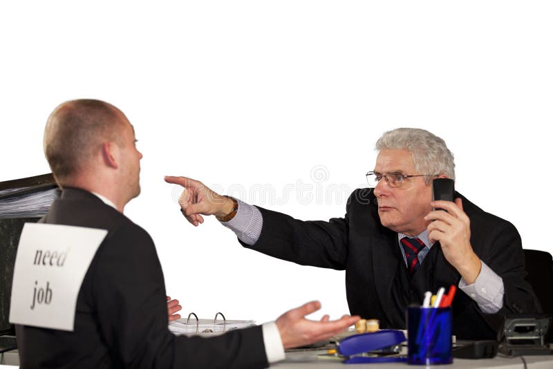 Angry Businessmen Tearing at Their Ties Stock Photo - Image of labour ...
