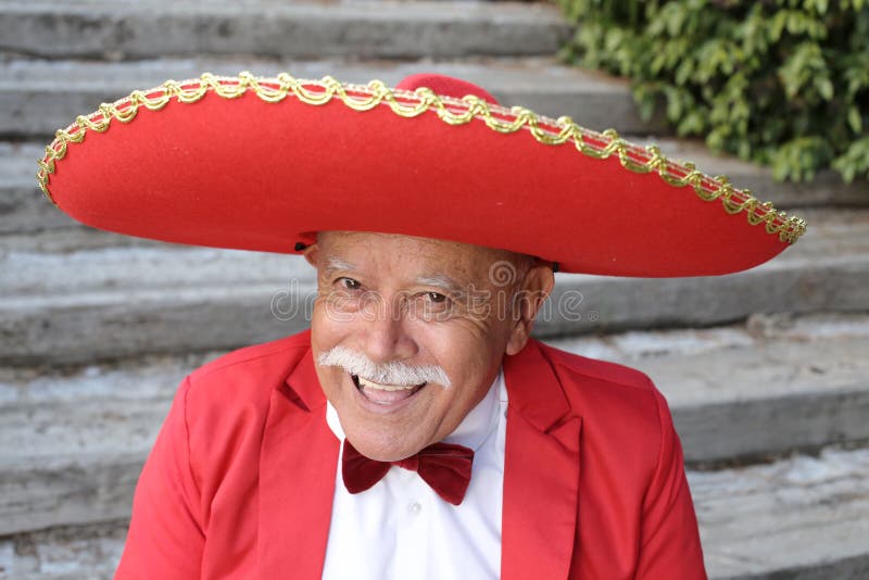 Senior Mariachi Singer with a Mustache Stock Photo - Image of latin ...
