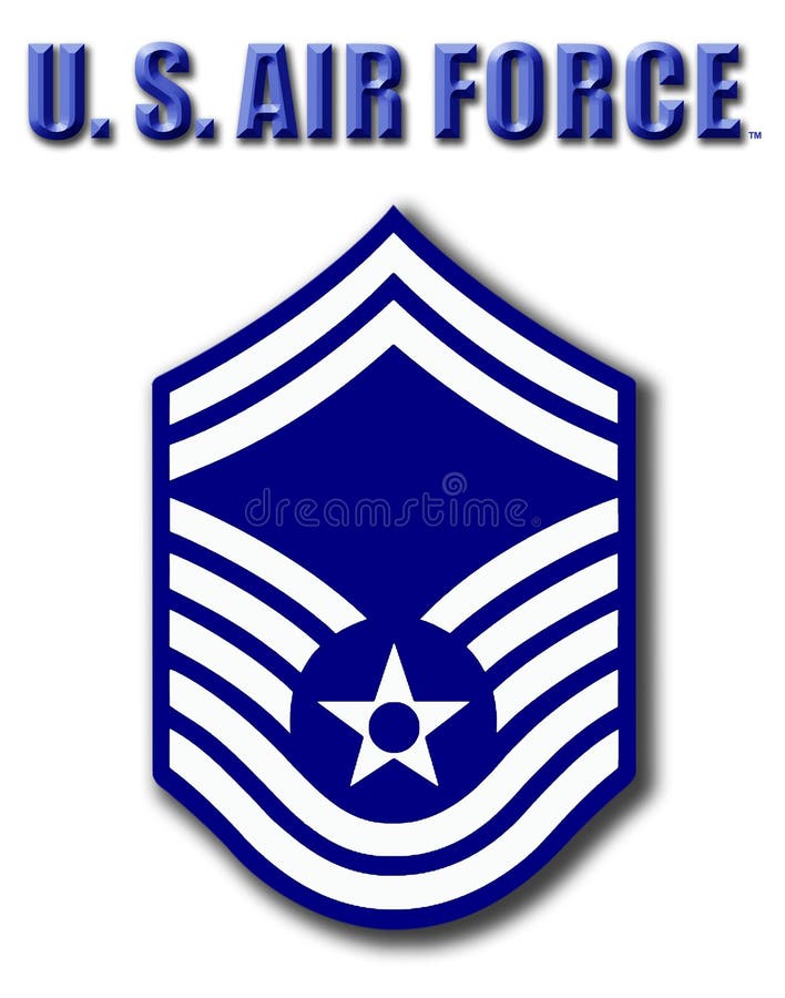 Senior Master Sergeant stock illustration. Illustration of military ...