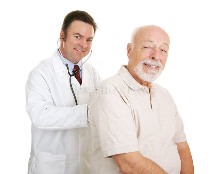 Senior Medical - Doc & Patient Stock Image - Image of labcoat ...